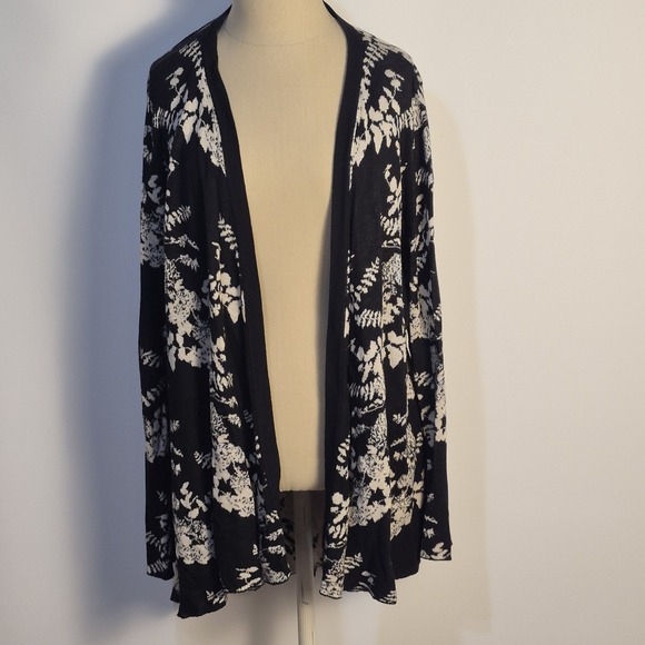 Belldini | Sweaters | Belldini Open Front Cardigan Xl Black White ...